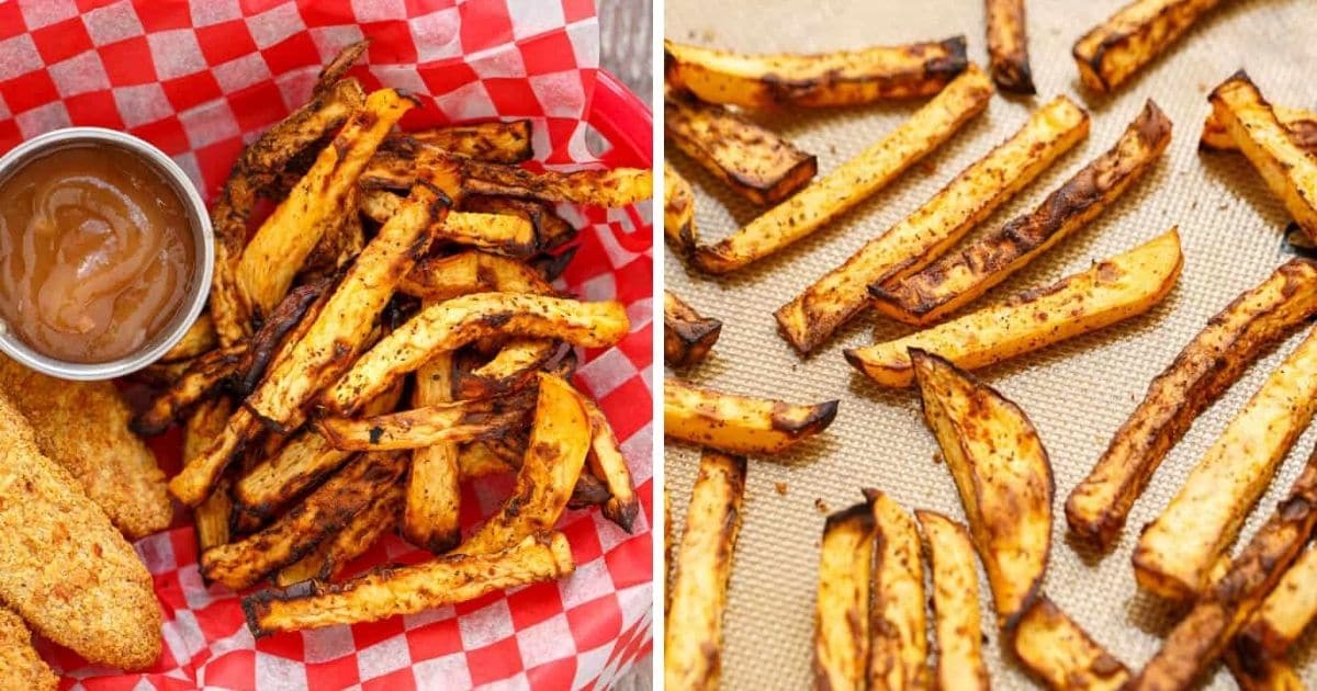 Rutabaga Fries using Leftovers - The Cookie Writer
