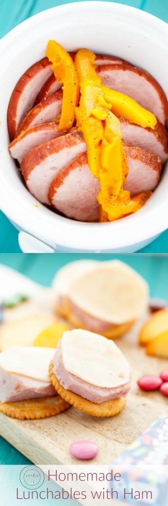 Homemade Lunchables with Ham - The Cookie Writer