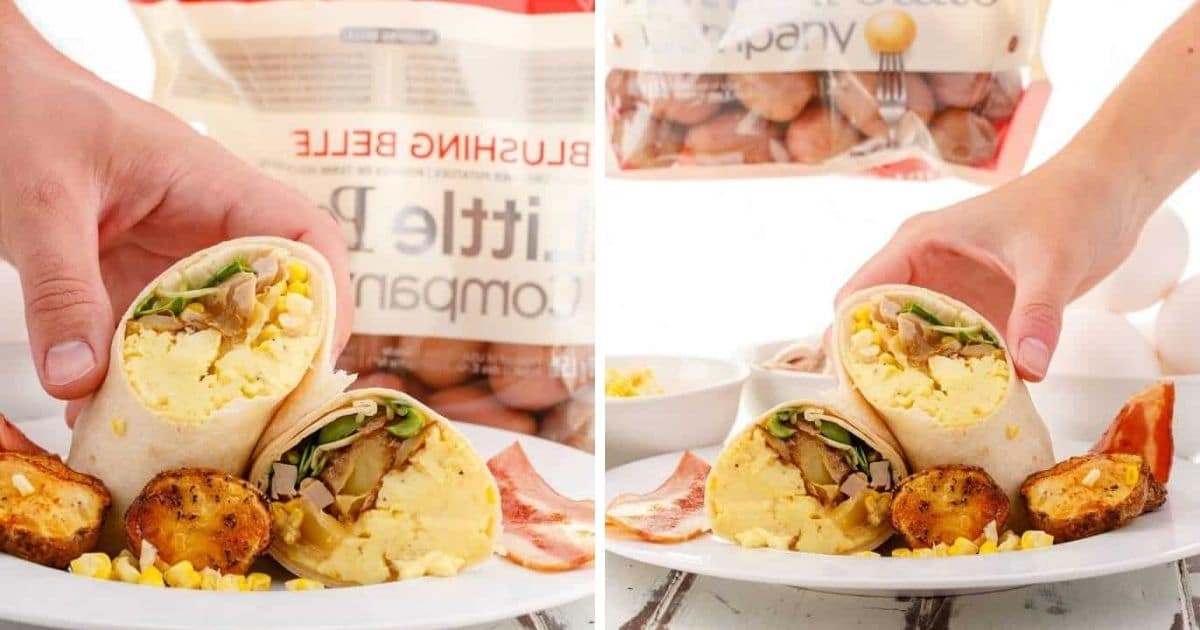 Holiday Leftovers Breakfast Wrap - The Cookie Writer